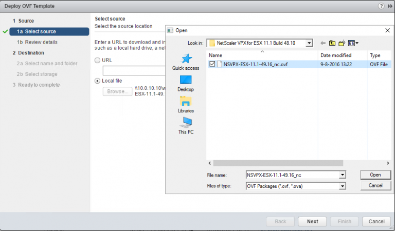 Install and configure NetScaler 11.1 Unified Gateway (VPX ...