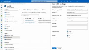 Learn how to configure MSIX app attach (via the Azure Portal) packages ...